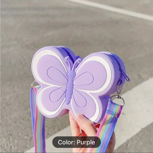 Bath & Body Works | Bags | Butterfly Cross Body Bag Cartoon Cute ...